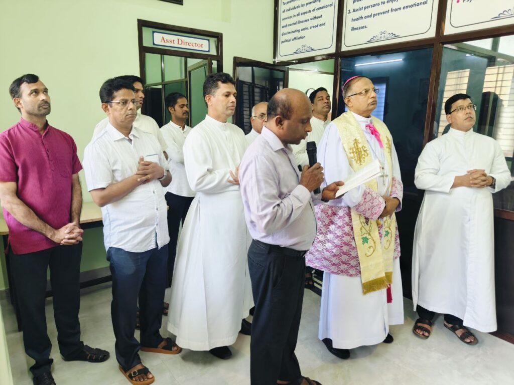 Bishop Peter Paul Saldanha Blesses Renovated Shanthi Kiran Counselling ...